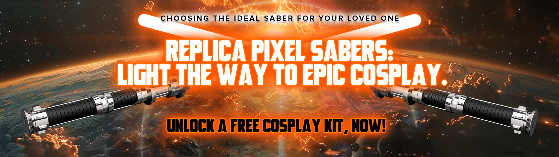Cosplay Pixel Sabers Offer – RX Sabers